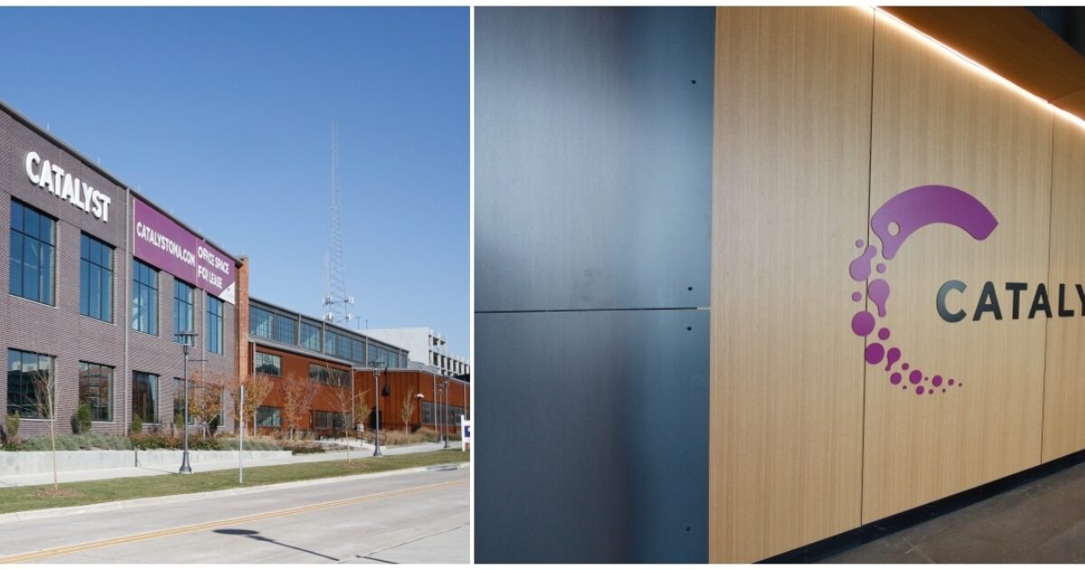 Design-Build Signage for Mixed-Use Coworking Space at Catalyst