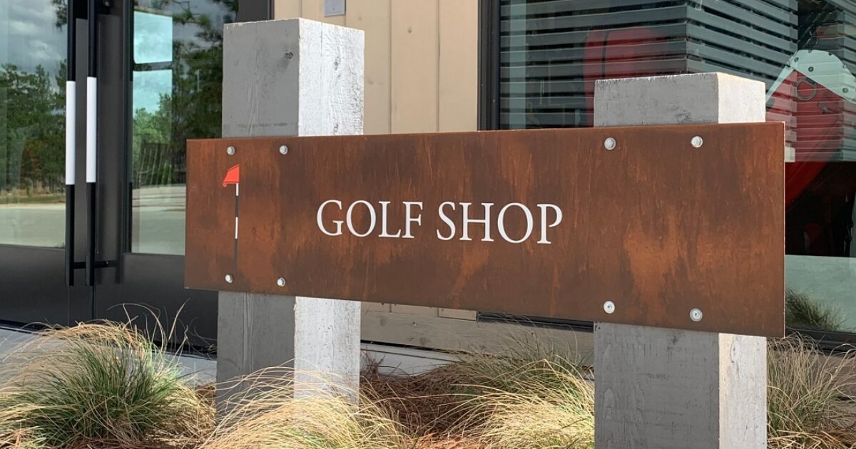 Faux Corten Steel Signage: Rust Without the Risk