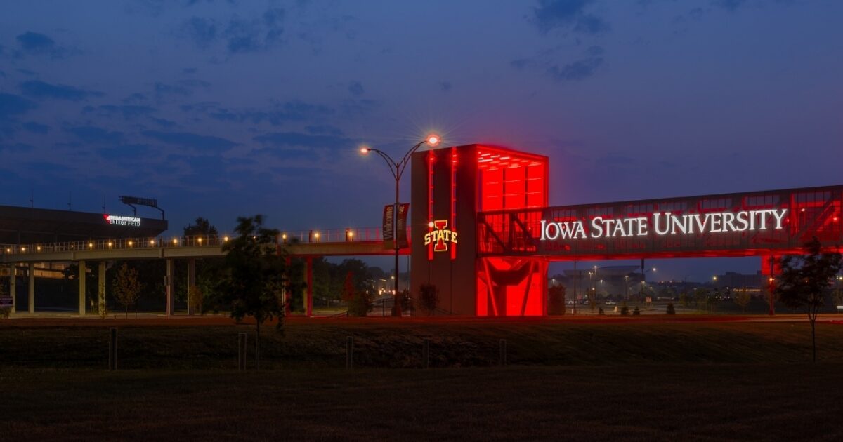 From Tailgate to Stadium and New Signage: New Bridge at Iowa State ...