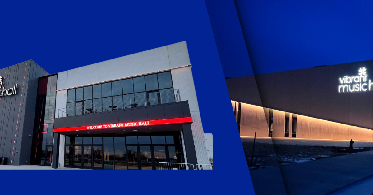 Exterior Custom Design LED Business Signs: Vibrant Live Nation Case Study