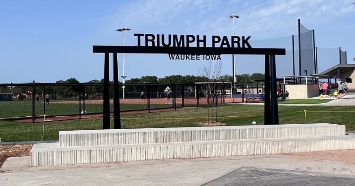 Sports Complex Signage: Triumph Park, Waukee