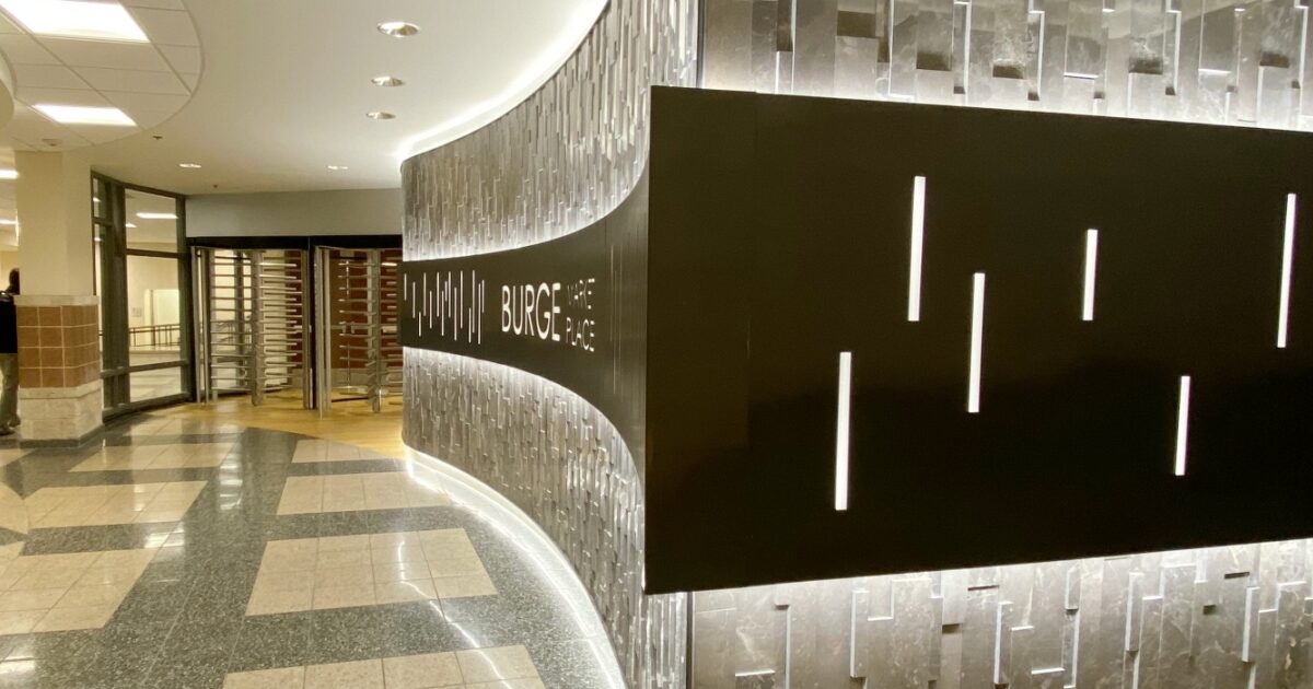 Modern Custom Sign Design at The University of Iowa