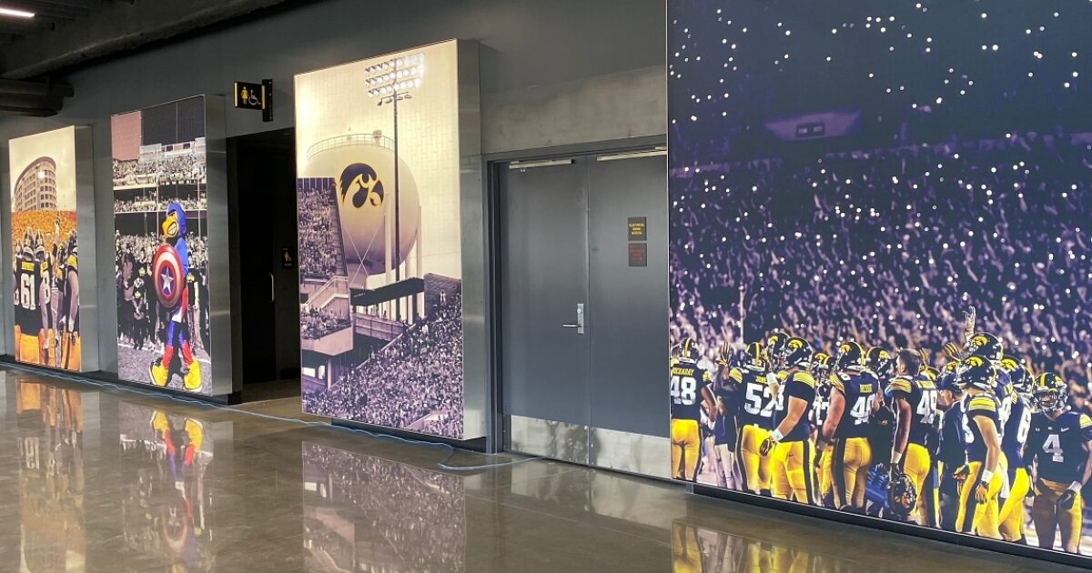Kinnick Stadium: Signage Completes The Experience