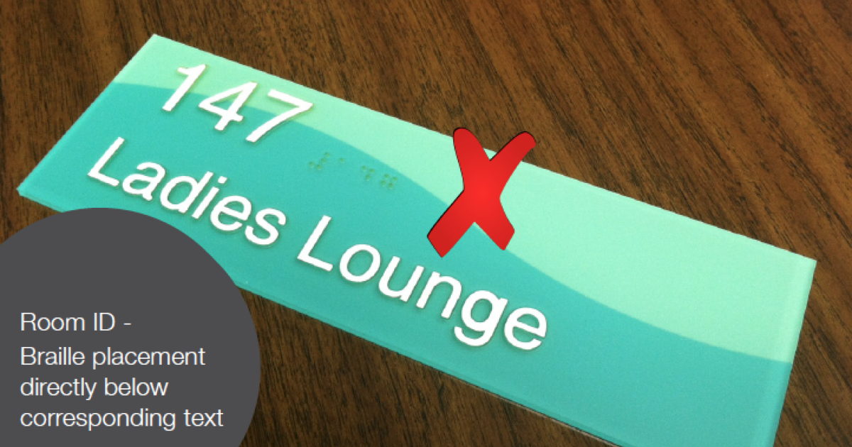 5 Reasons Your Signs Are Not ADA Compliant